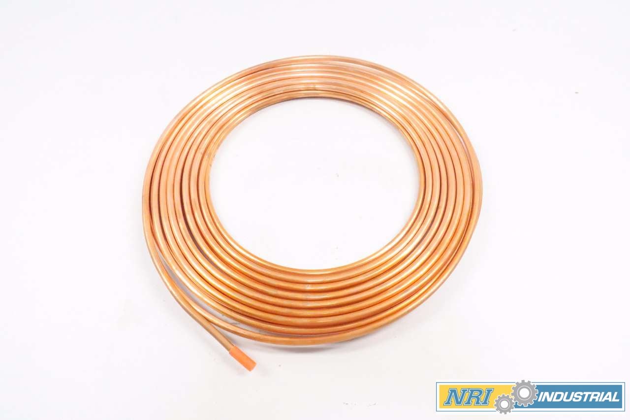 MUELLER UNS-C12200 1/4 in OD 0.030IN Wall 48FT Refrigeration Tube ...