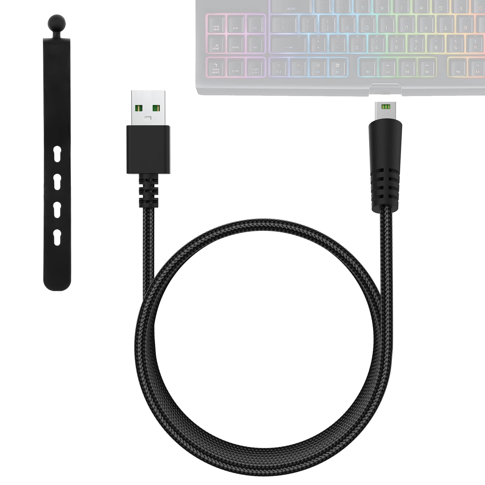 Amazon.com: Toxaoii BlackWidow TE Chroma V2 Keyboard Charging Cable ...