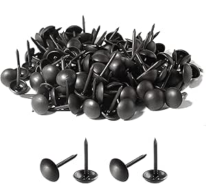 Amazon.com: Premium Black Thumb Tacks, Extra Long Push Pins for Heavy ...