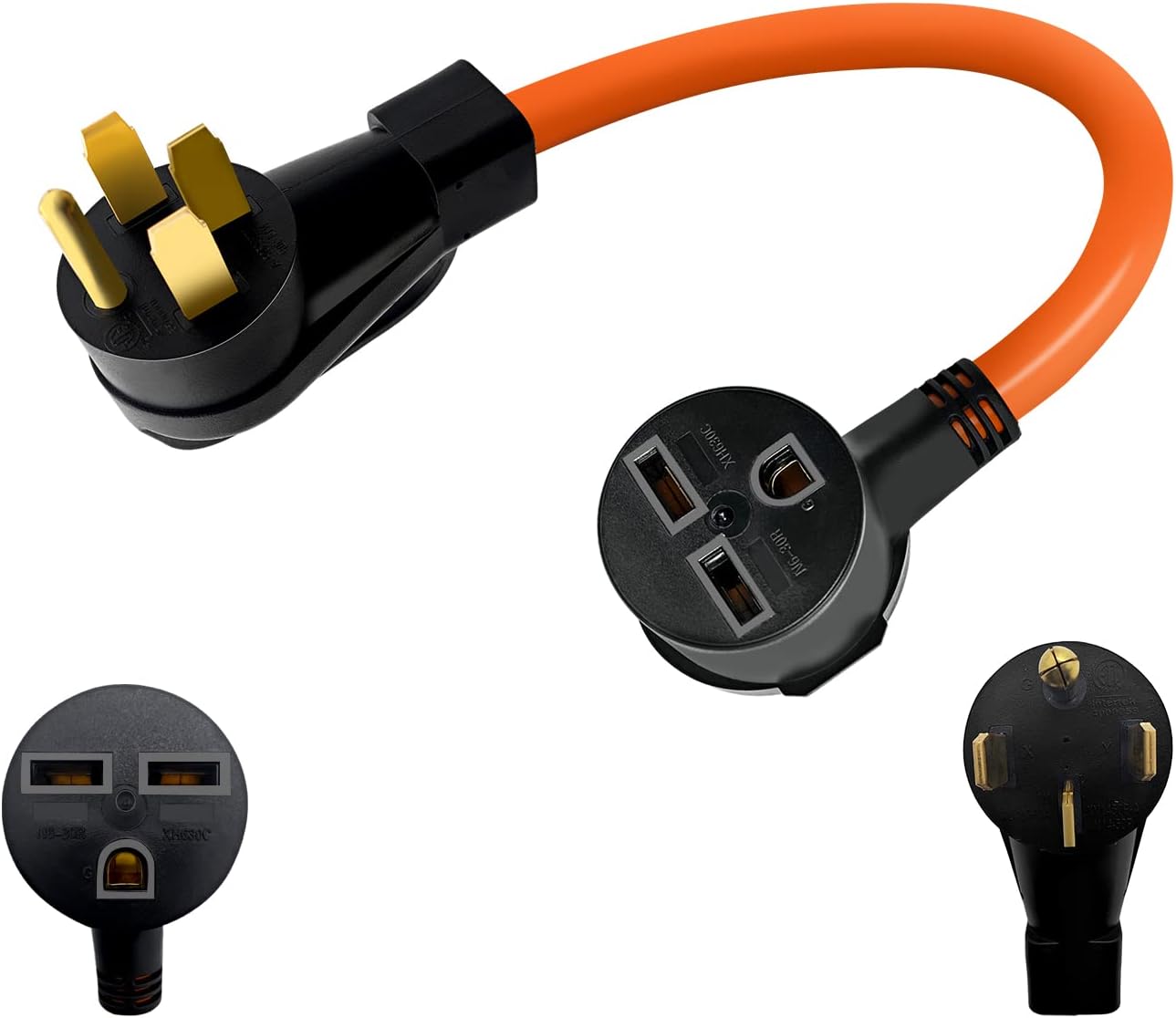 NEMA 14-50P to 6-30R Adapter Cord,4 Prong 50 Amp RV/Generator Plug to 3 ...