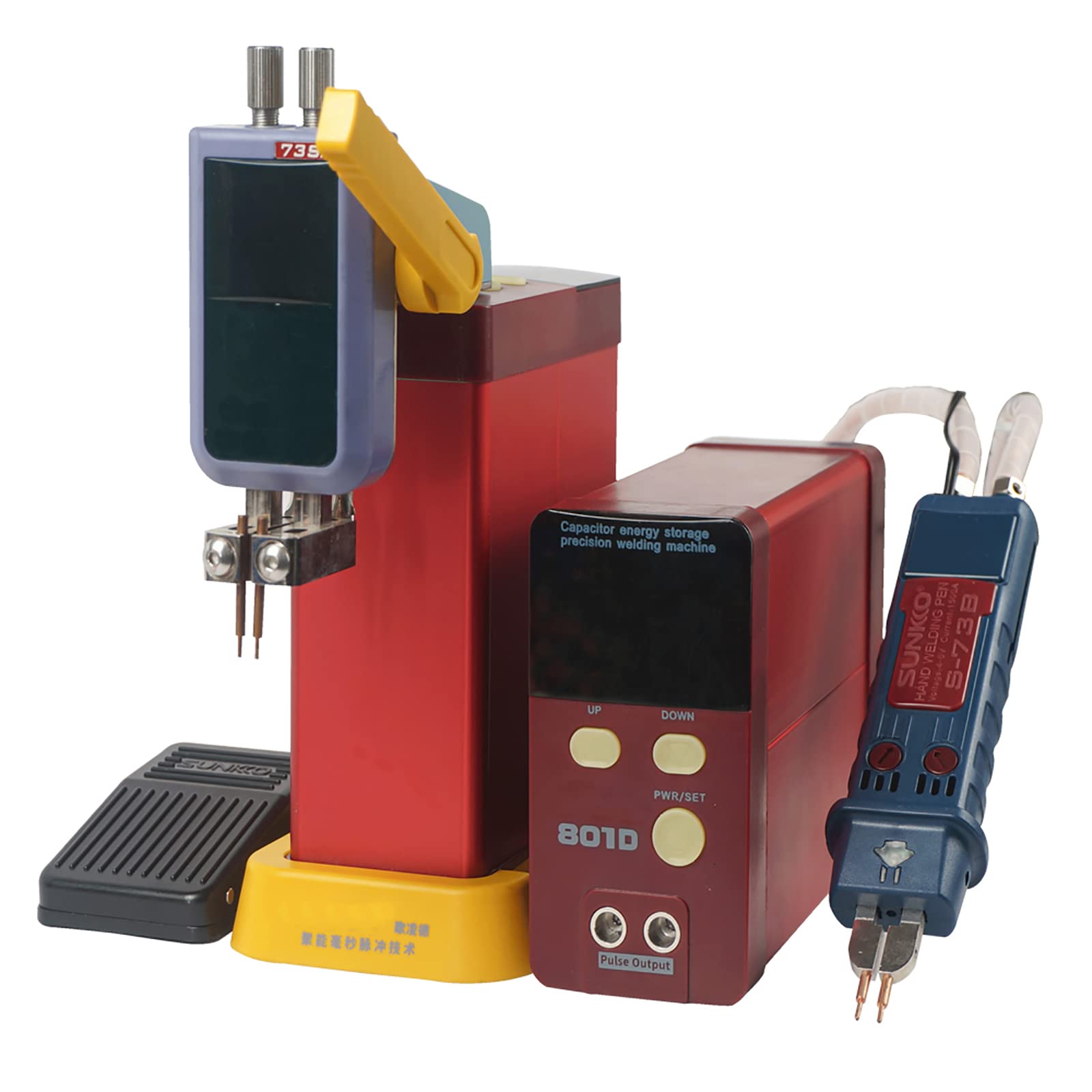 Buy TEHONGMAI 801B Battery Spot Welder 11.6 KW Capacitor Energy Storage ...