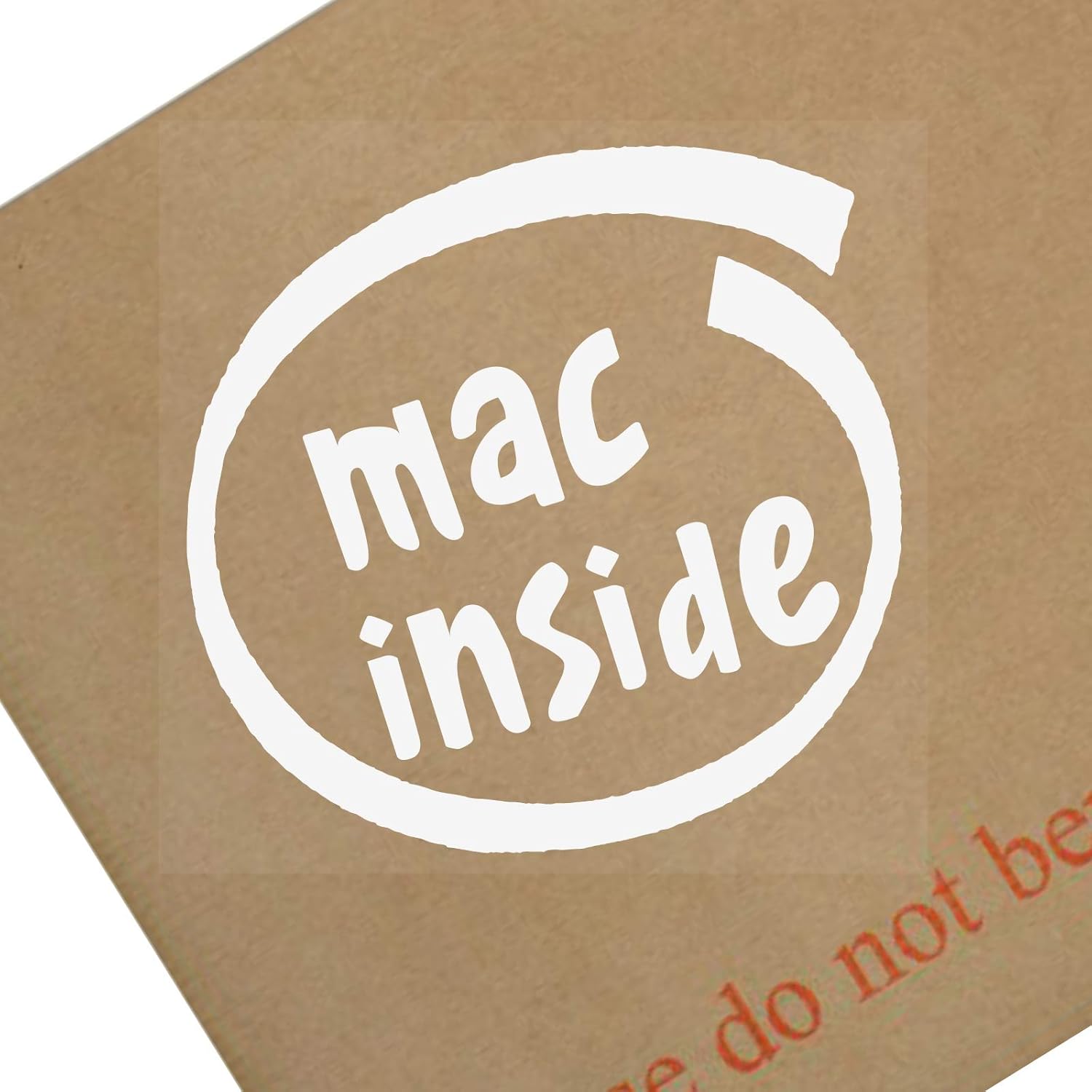1 x Mac inside-window, Auto, Van, Aufkleber, Zeichen, Fahrzeug, MacBook ...