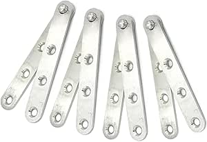 4 Pcs Eccentric Pivot Hinges 360 Degree Door Pivot Hinge Stainless ...