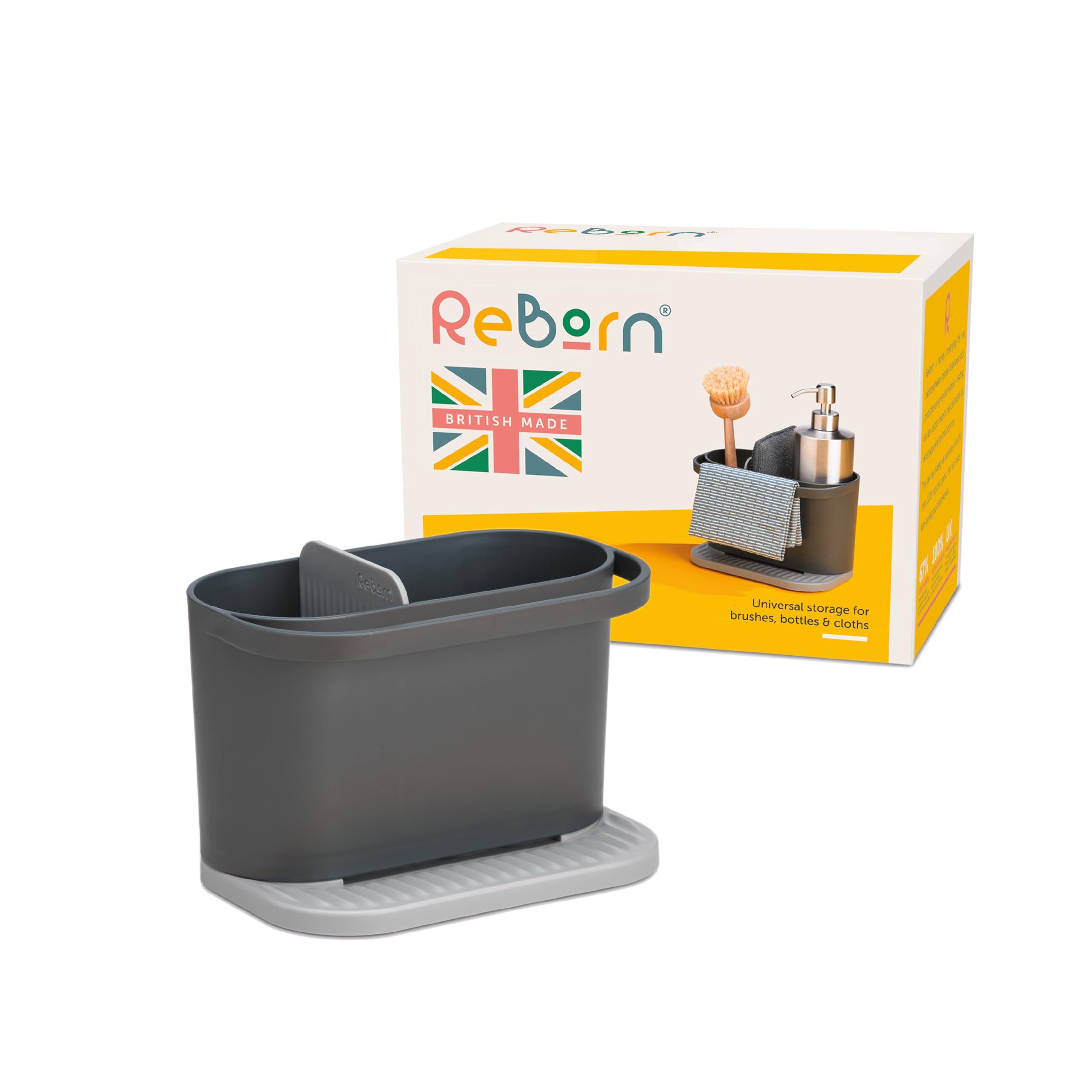 ReBorn - Recycled Sink Tidy - Kitchen Sink Organiser - Two Main ...