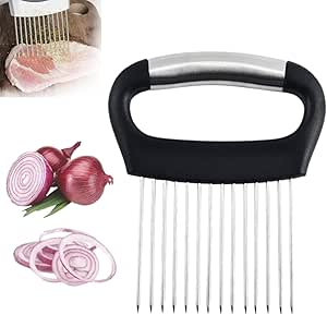 Amazon.com: Stainless Steel Vegetable Slicer - Onion & Potato Cutter ...