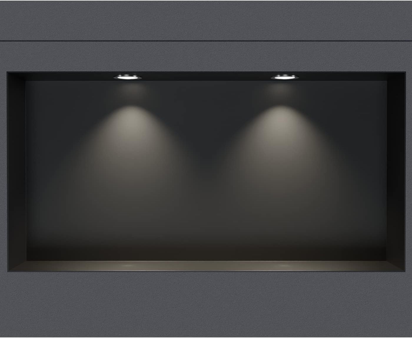 BERNSTEIN® Wandnische aus Edelstahl NT306010X randlos mit LED ...
