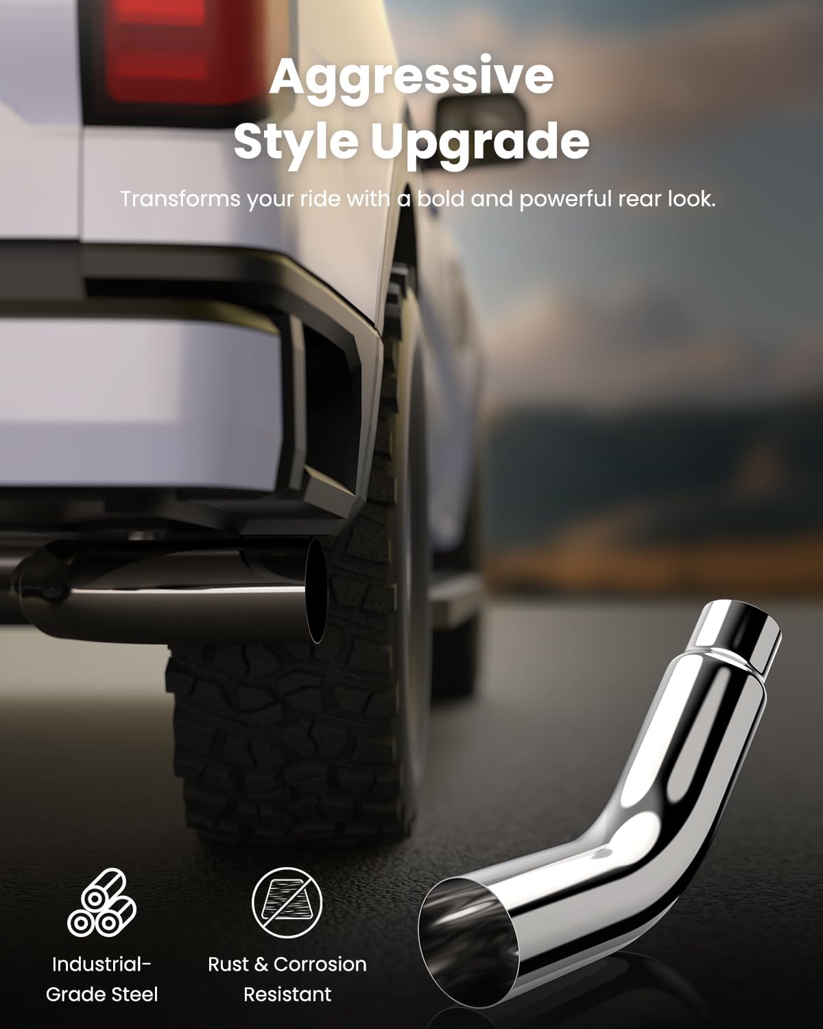 Snapklik.com : JY PERFORMANCE 4 Inch (ID) Diesel Exhaust Tip Elbow Tip ...