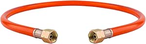 BFG Propane Butane Gas Hose Pipe, 80cm, 2 x 1/4" Female Threads, Hose ...