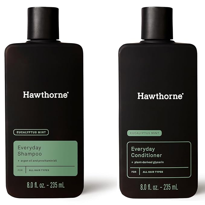 Amazon.com : Hawthorne Men's Everyday Shampoo and Conditioner Set. For ...