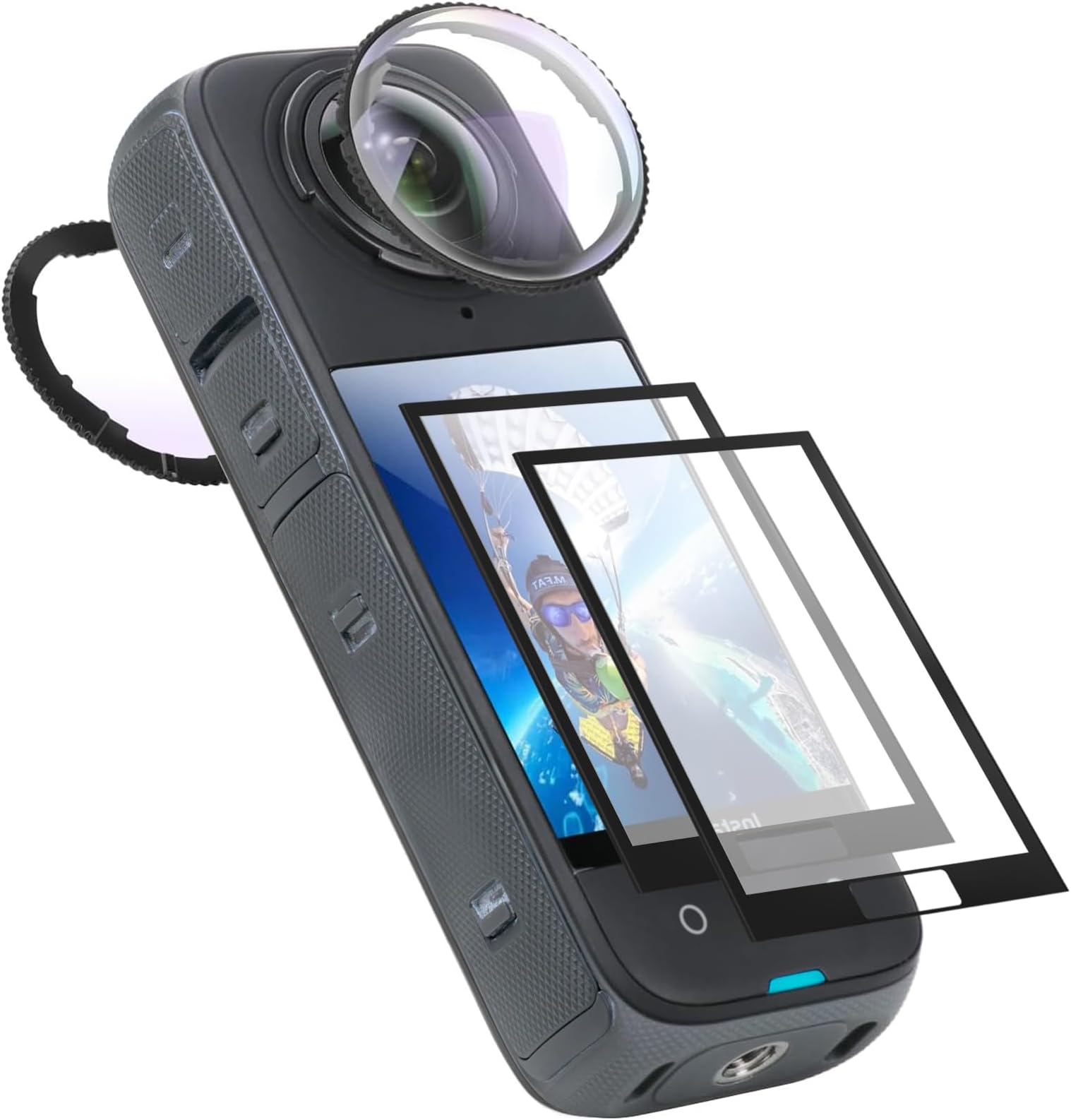 Amazon.com: Insta360 X4 Lens Guards Set (Glass-Premium), Clear ...