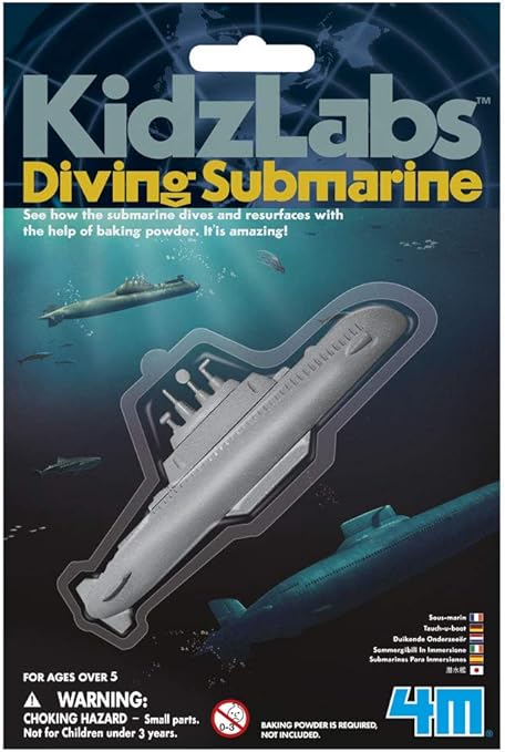 Amazon.com: 4M Diving Submarine - Science Toy : Toys & Games