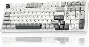Amazon.com: AULA F99 Wireless Mechanical Keyboard,Tri-Mode BT5.0/2.4GHz ...