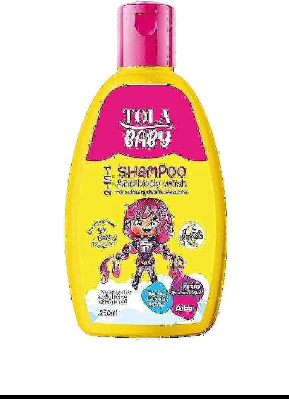 Tola Baby 2 in 1 Shampoo & Body Wash 250 ML: Buy Online at Best Price ...