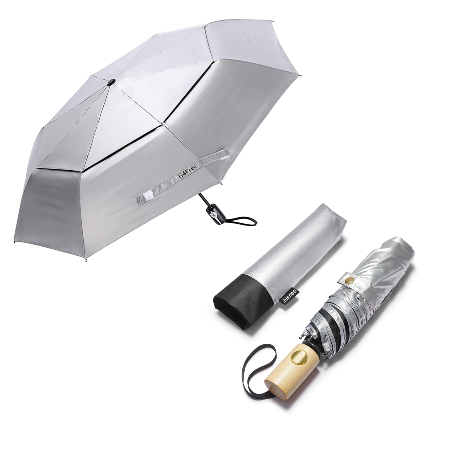 Amazon.com : G4Free 2 Pack UPF 50+ UV Protection Umbrella, 42 Inch ...