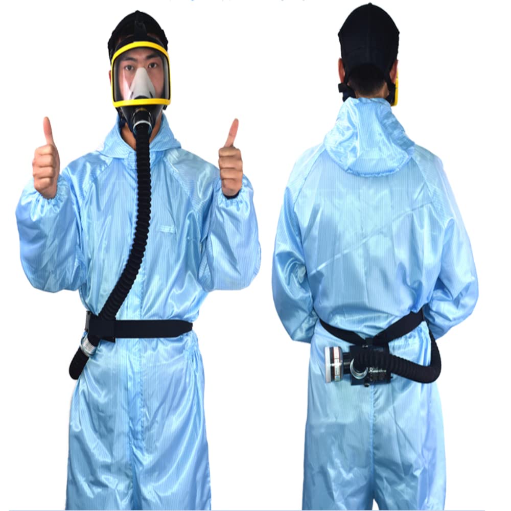 Whspndu Portable and Reusable Head-mounted Full Face Respirator ...