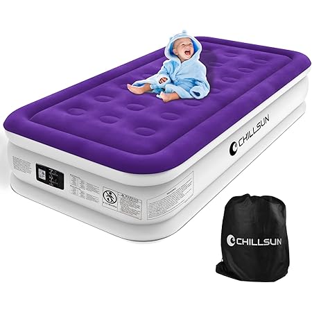 Amazon.com: Simpli Comfy EZ Bed Twin Self-Inflating Air Mattress with ...