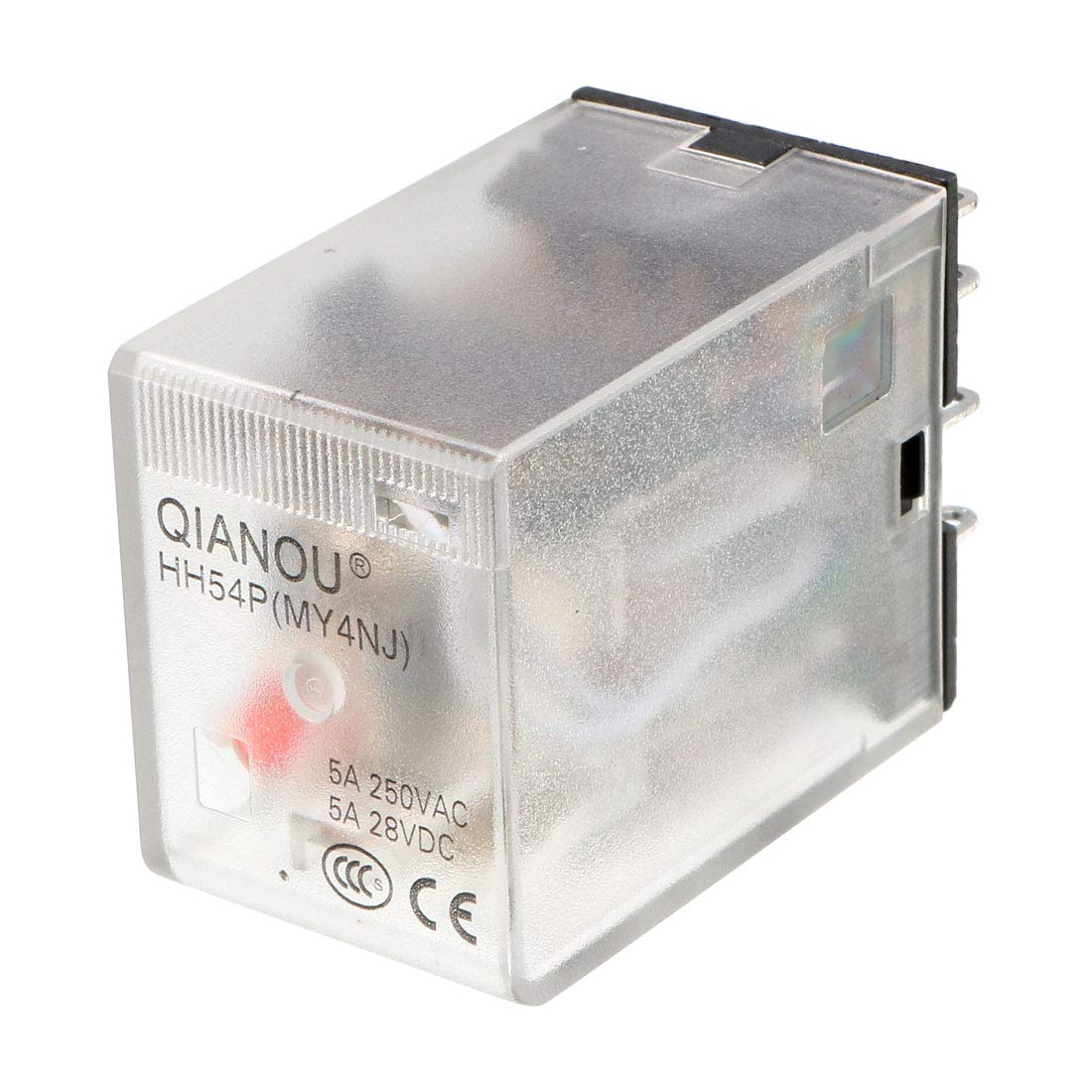 Amazon.com: uxcell AC36V Coil Red Indicator Light 14 Pin 4P4T ...