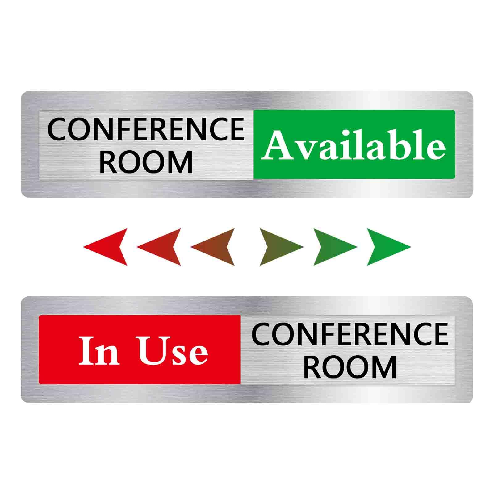 Amazon.com : Conference Room Door Sign, In Use Available Conference ...