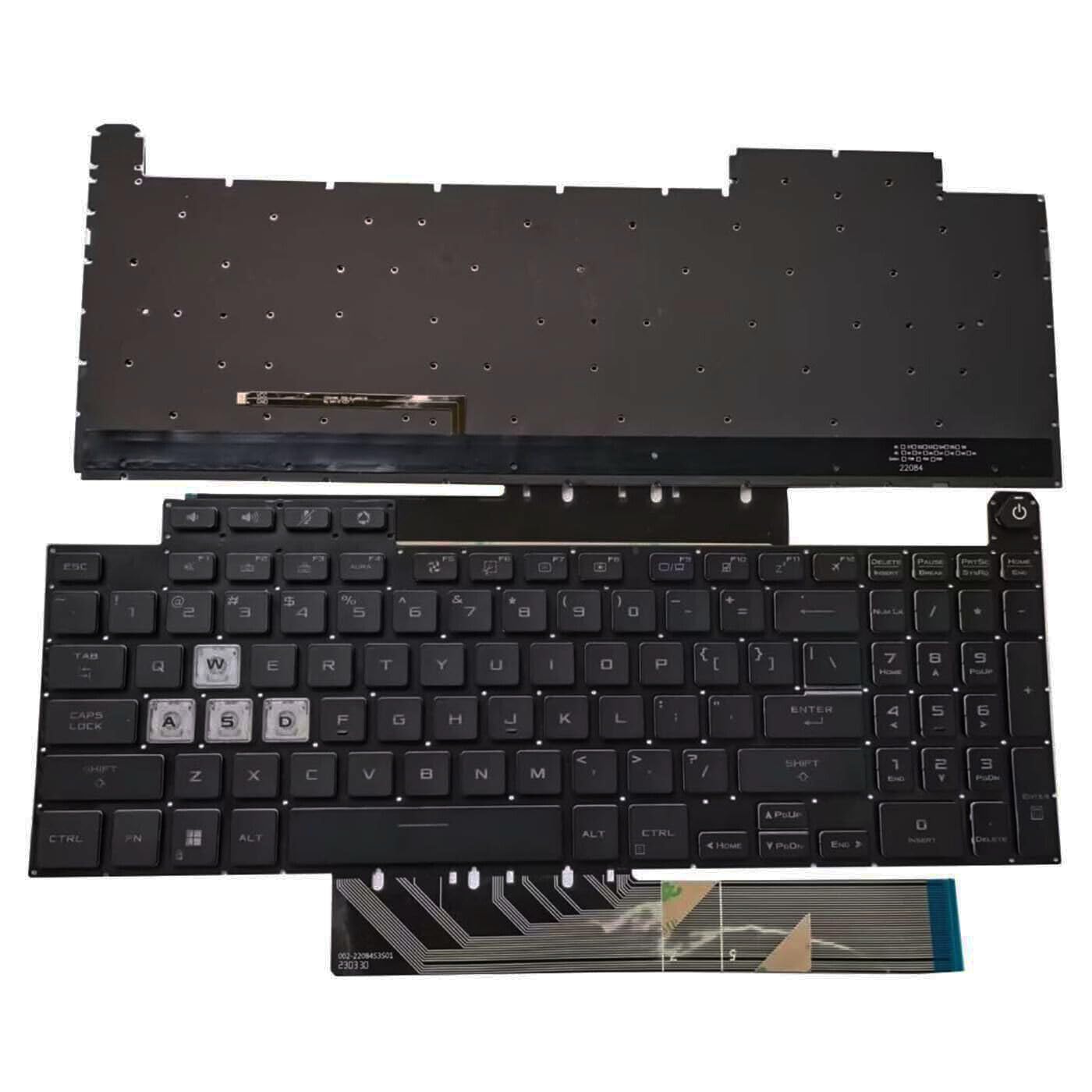 Amazon.com: New US Black English Backlit Laptop Keyboard (Without ...