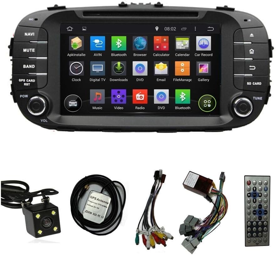 Amazon.com: 8'' TFT Touchscreen GPS Navigation for KIA SOUL 2014 2015 ...