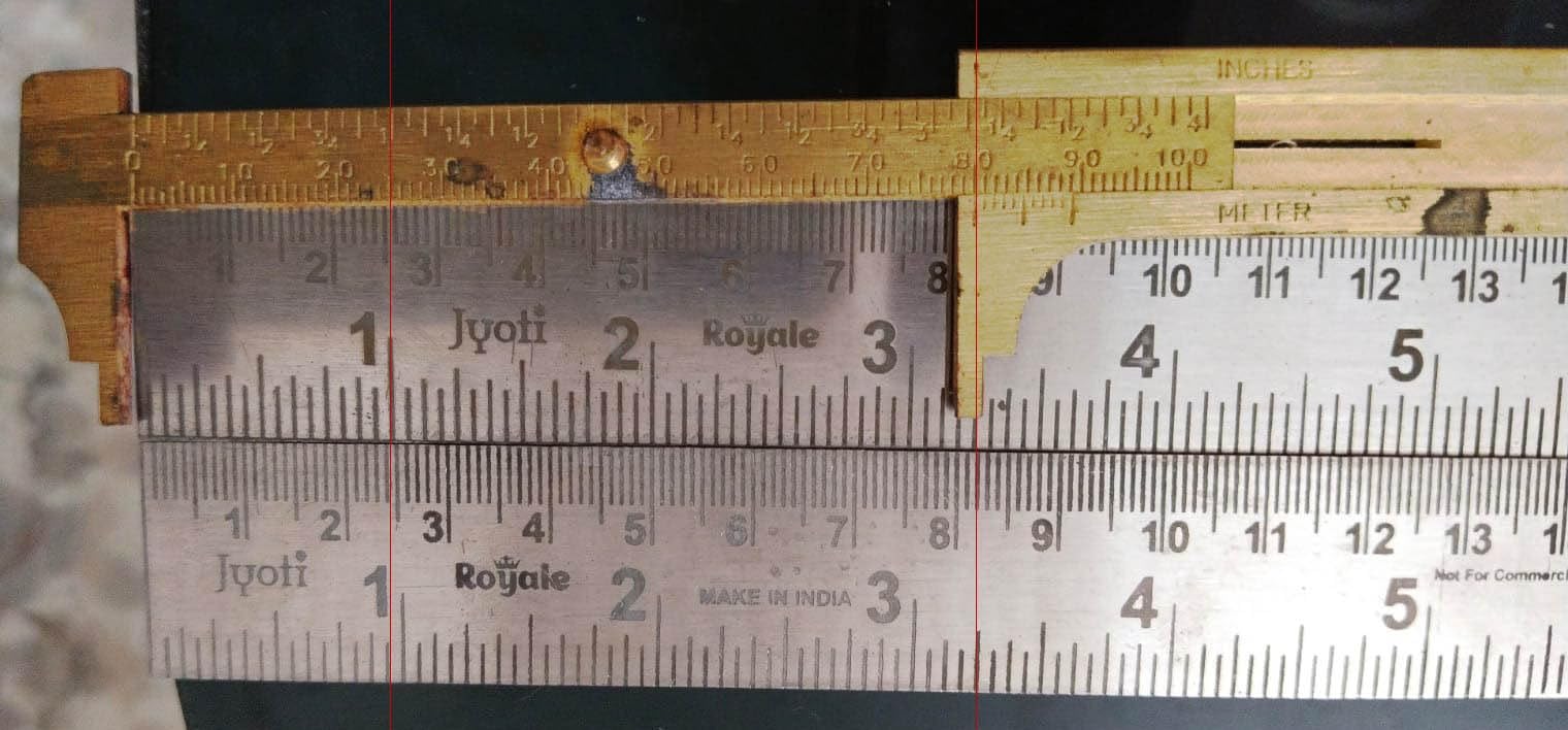 ikis Stainless Steel Ruler 12 Inch and 6 Inch Metal Rule Kit with ...