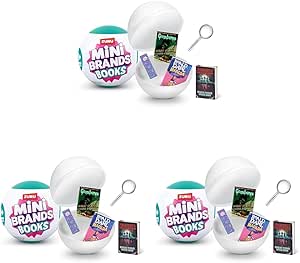 Mini Brands 77493 (Single Capsules) Mini Books, Series 1 (Pack of 3 ...