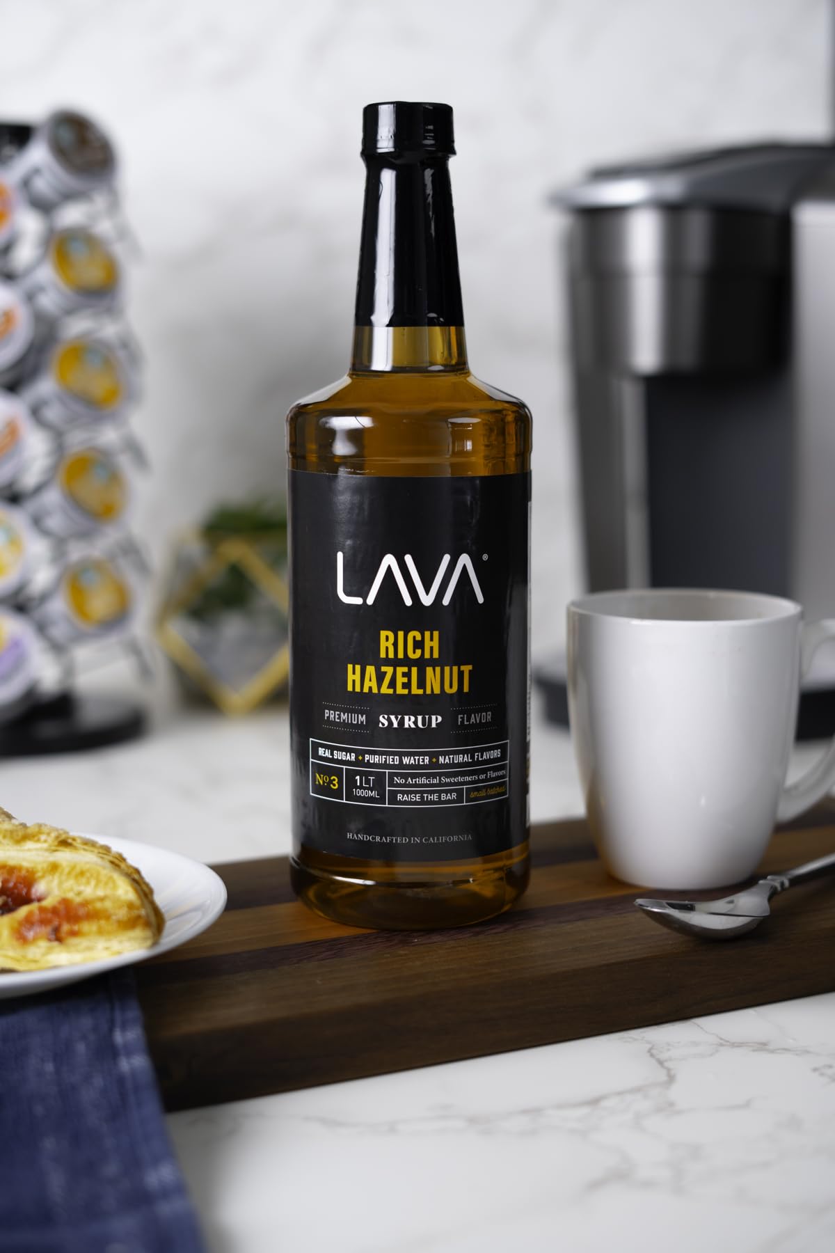 Snapklik.com : LAVA Premium Hazelnut Syrup, Natural Hazelnut Coffee ...