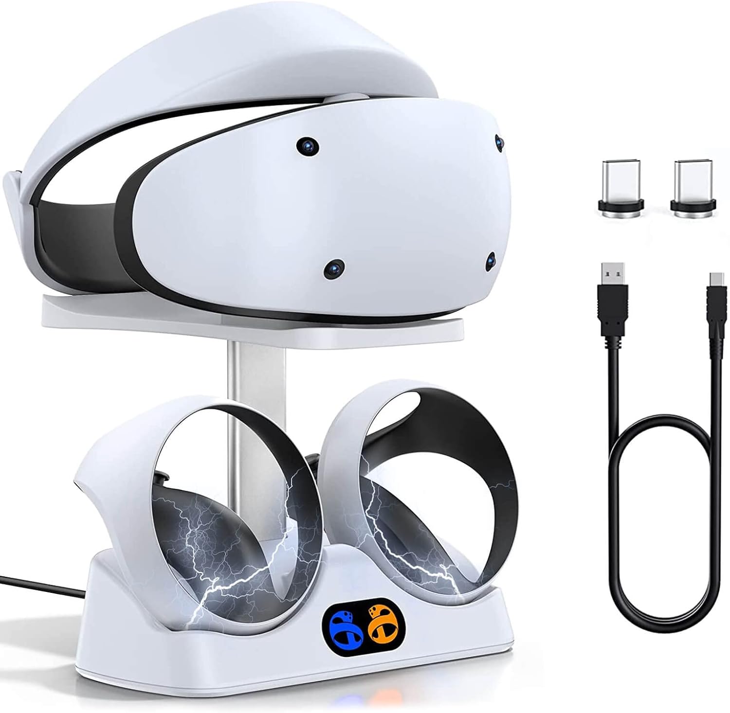 Amazon.com: PECOOVR PSVR 2 Controller Charging Station, Lightning Dock ...