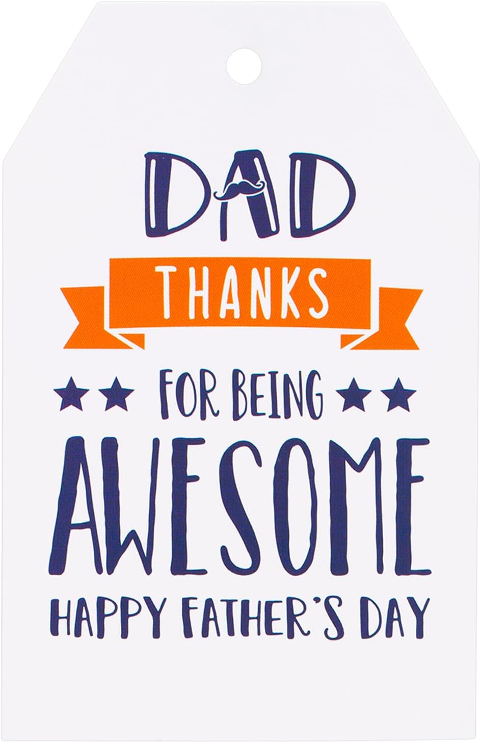 Amazon.com: Doumeny Happy Father's Day Gift Paper Tags 120Pcs I Love ...