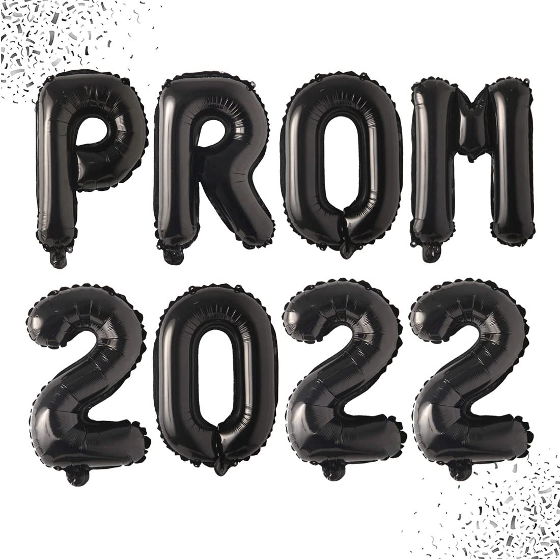 Fueawimprom 2023 Balloons Banner Black 16 Inch Prom Letter Mylar ...