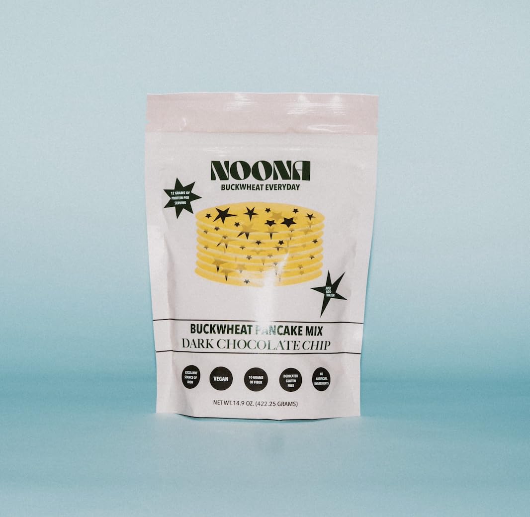 Amazon.com : Noona - Dark Chocolate Chip Buckwheat Pancake Mix ...
