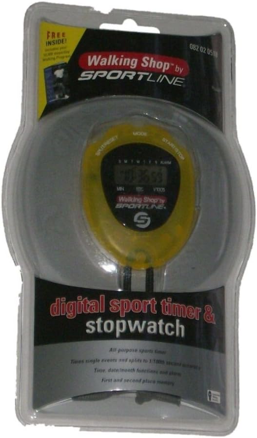 Sportline Digital Sport Timer and Stopwatch All Purpose Stop Watch ...