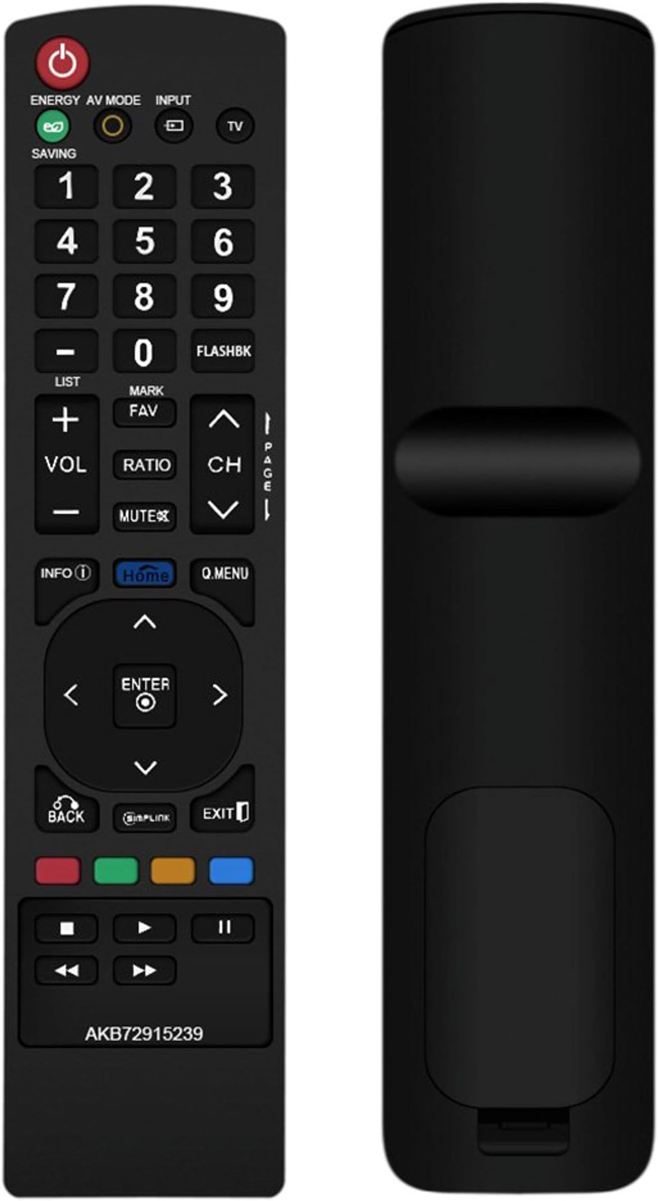Amazon.com: New AKB72915239 Remote Control Replacement for Smart LG TV ...