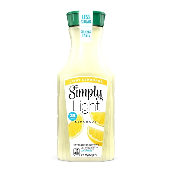 Amazon.com: Simply Light Lemonade, 52 Fl Oz Bottle : Grocery & Gourmet Food