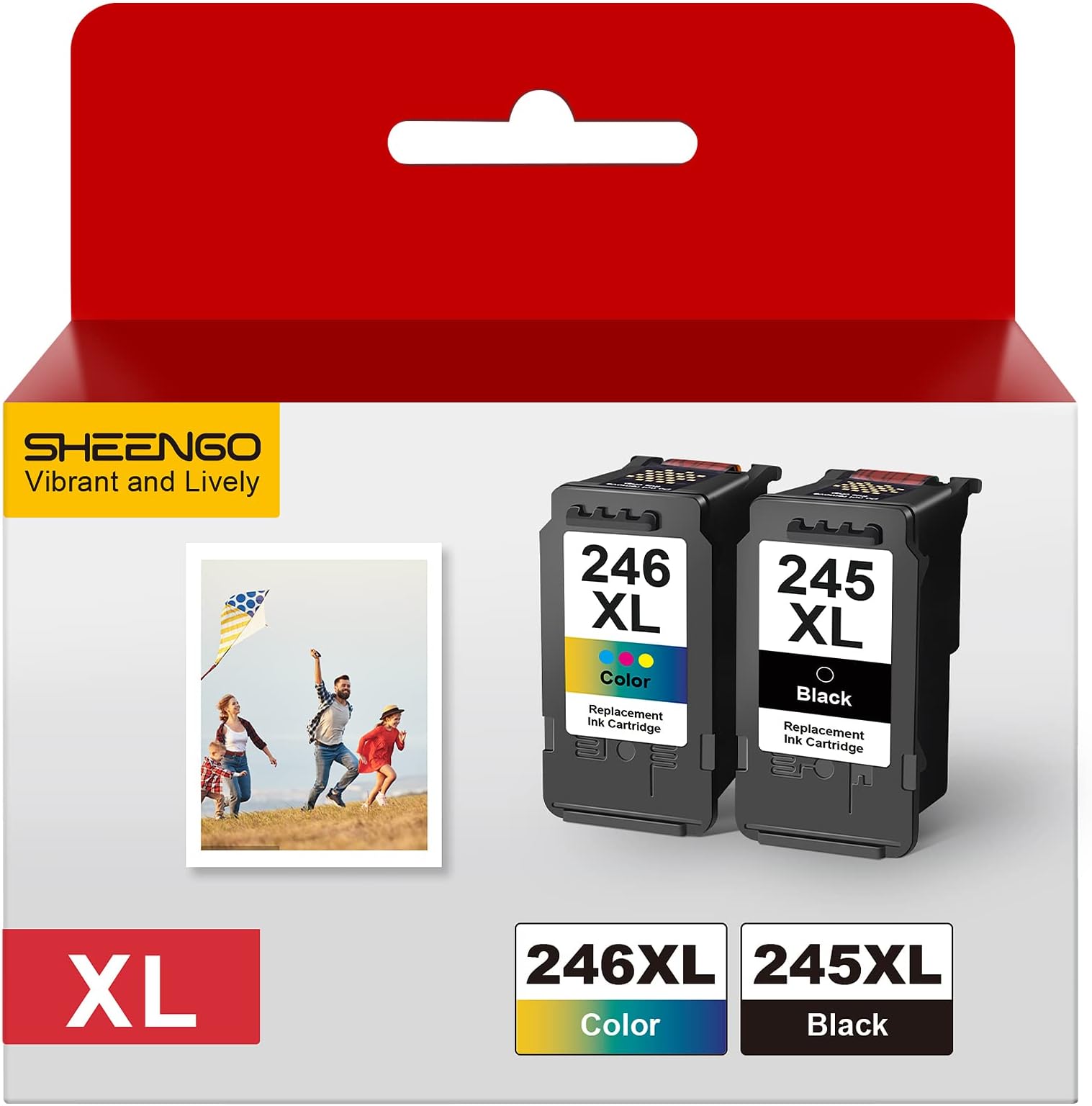 Amazon.com: Canon PG-245 XL High Capacity Black Ink Cartridge (8278B001) CL-246 Color Ink ...