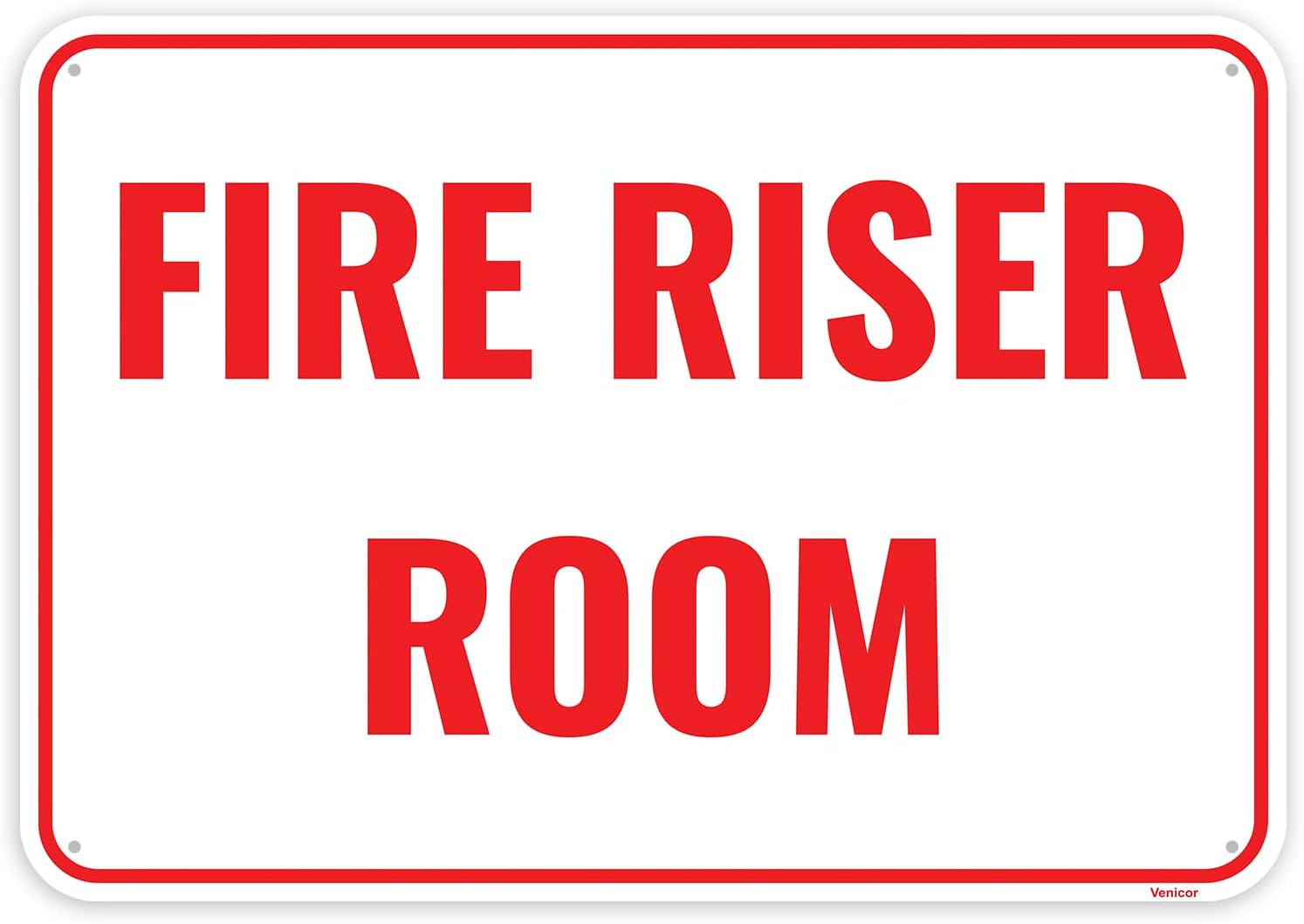 Amazon.com: 1PC Fire Riser Room Sign, 10 x 7 Inches - Aluminum ...