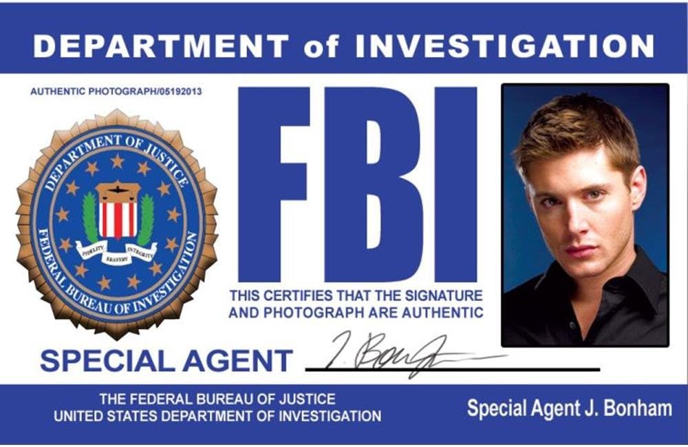 Amazon.com: Signs 4 Fun Parody ID | Supernatural Dean Driver’s License ...