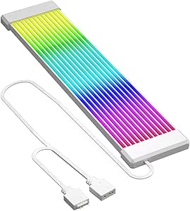 Amazon.com: ARGB Extension Sleeved Cable, 5V ARGB 3 Pin Connector, Cool ...