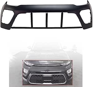 Amazon.com: Front Bumper Cover Fit for 2020 2021 2022 Kia Soul Korea Built Vehicle Primed ...