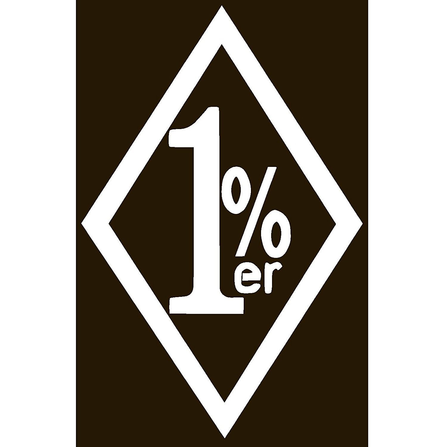 LeoPro 1% ER ONE Percent Biker Vinyl Sticker Decal