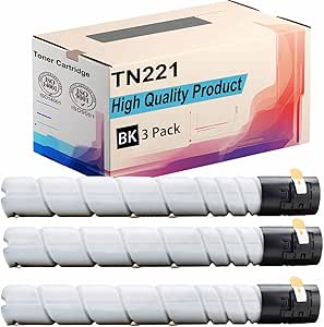 Amazon.com: TN221 Toner Cartridge Compatible for Konica Minolta bizhub ...