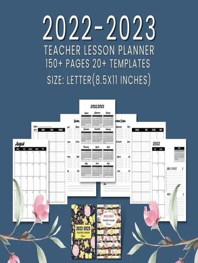 Teacher Planner 2022-2023 Printable 150+ Bundle, Lesson Plan Template ...