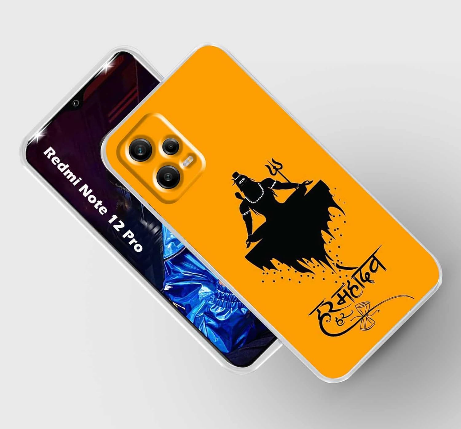 Retroart Back Cover for REDMI Note 12 Pro 5G mahakaal mahadev Shiv ...