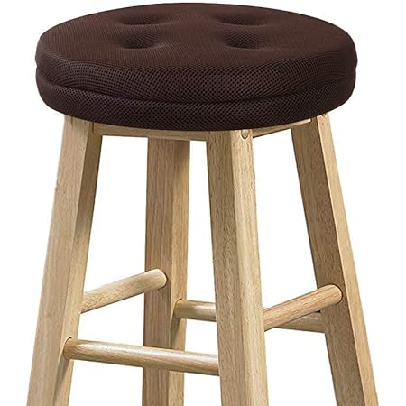Amazon.com: Big Hippo Bar Stool Cushions, Memory Foam Round Bar Stool ...