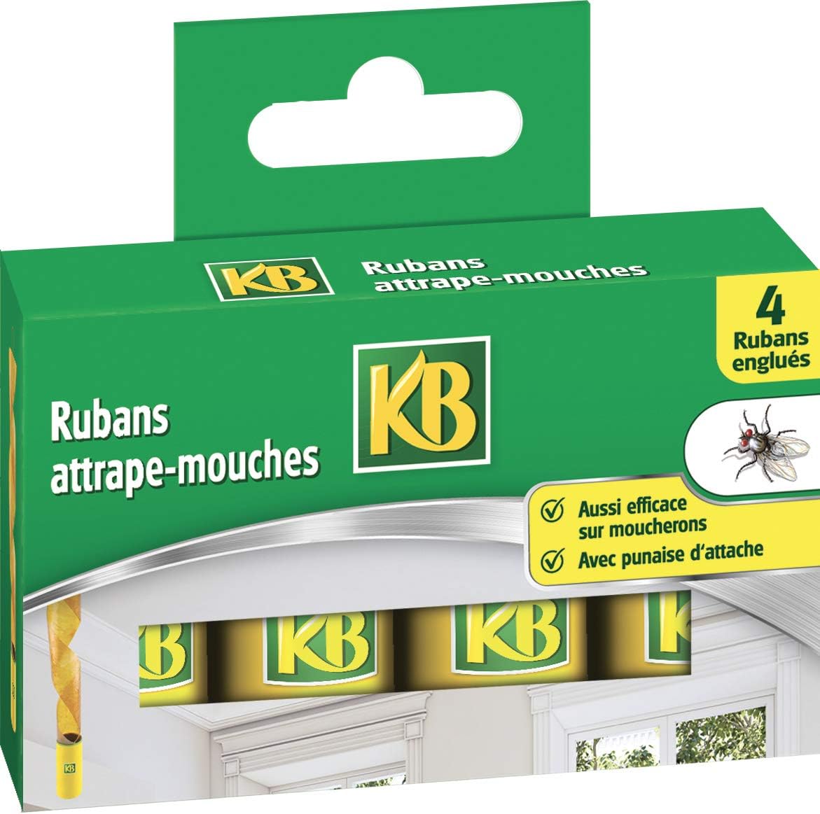 KB KBMRUBAN - 4 Ruban Attrape-Mouches collant Sans Insecticide ...