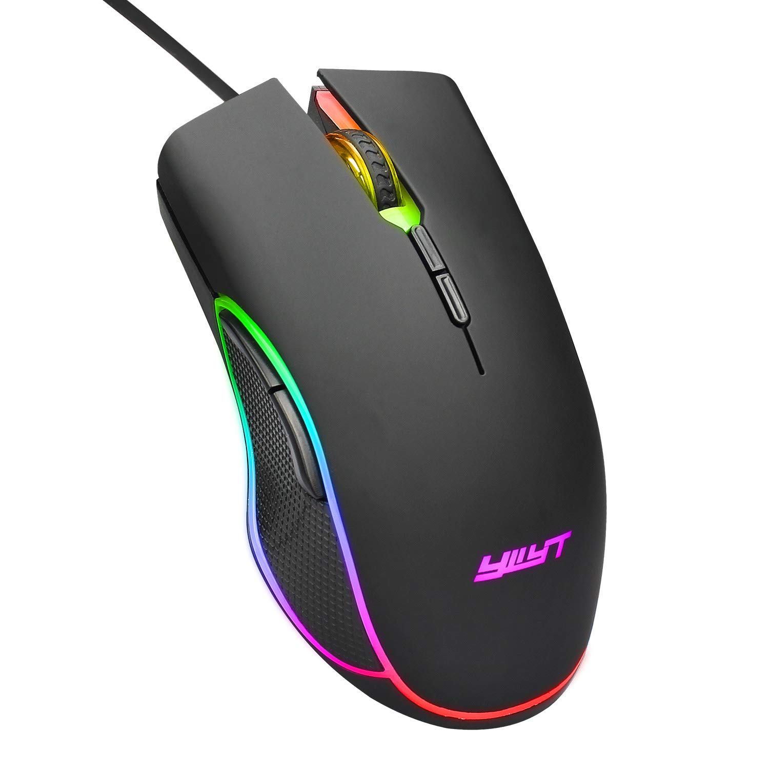Buy Gaming Mouse,7200 DPI Upgraded Durable RGB Gaming Mouse,Ergonomic ...