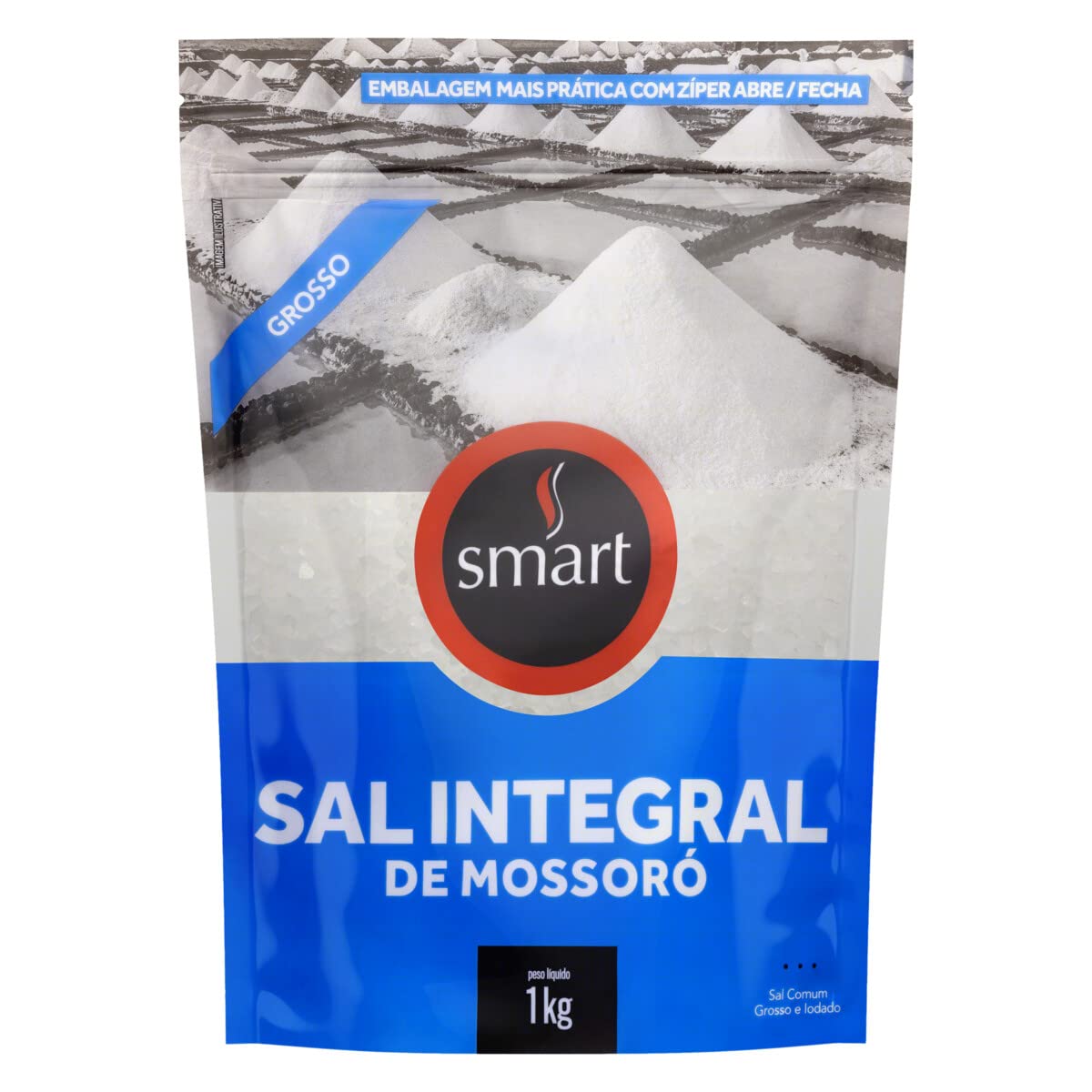 Smart Sal Marinho De Mossoro Grosso 1Kg : Amazon.com.br: Alimentos e ...