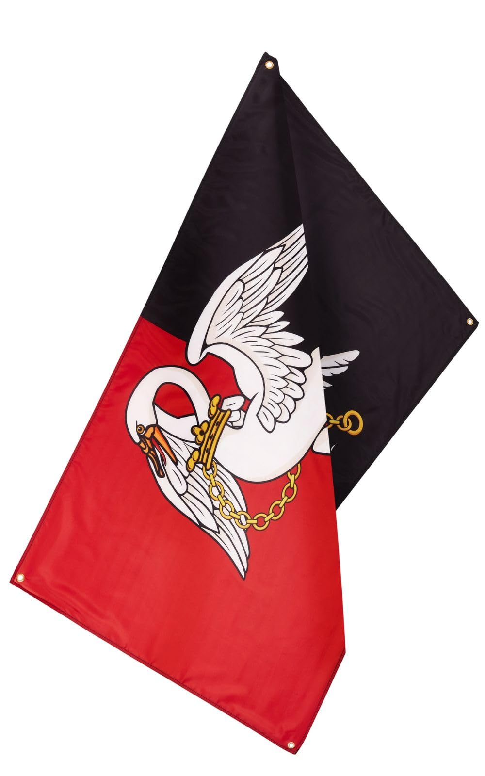 Runesol Buckinghamshire Flag, 91x152cm, 3ft x 5ft, 4 Grommets, Eyelet ...