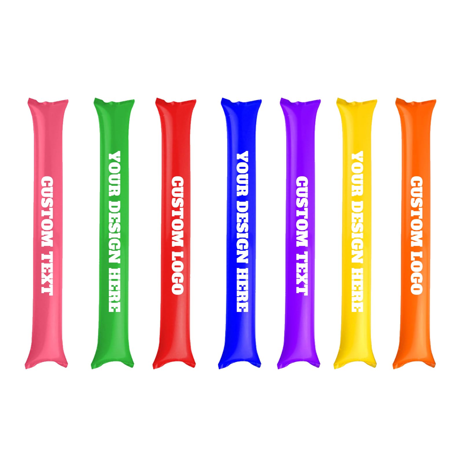 Amazon.com: 100Pair Custom Thunder Sticks Cheering Sticks with Logo ...