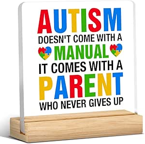 Amazon.com: Autism Awareness Gifts - Autism Awareness Desk Decor Autism ...